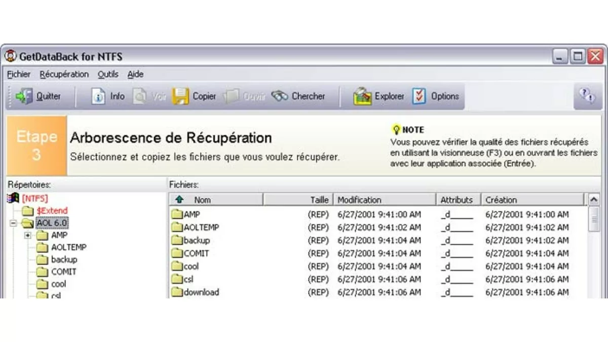 GetDataBack for FAT : un outil de récupération de données efficace
