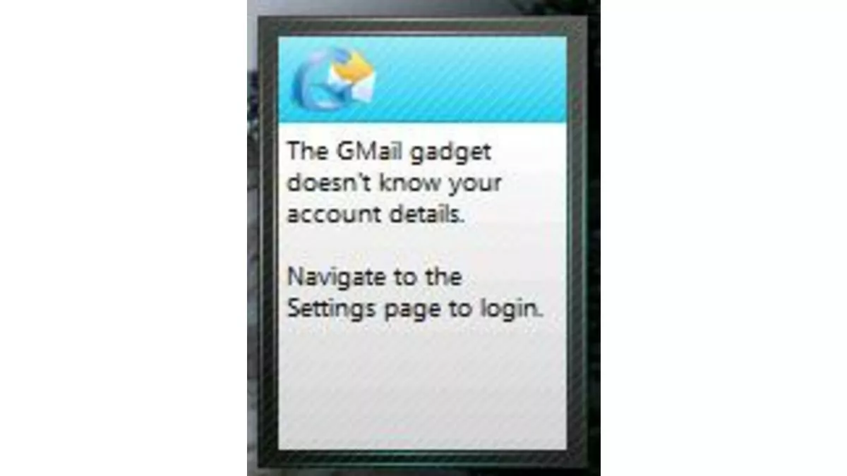 Gadget Gmail Checker