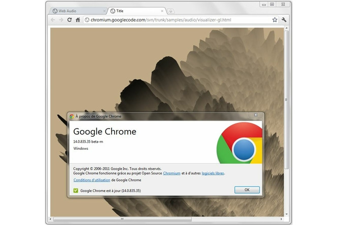 Google Chrome 14 avec intégration Native Client