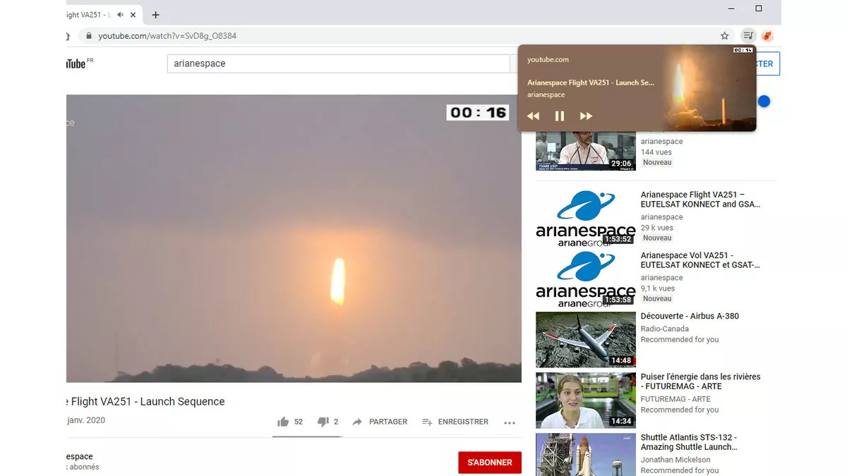 Chrome : Google active le bouton de contrôle multimédia