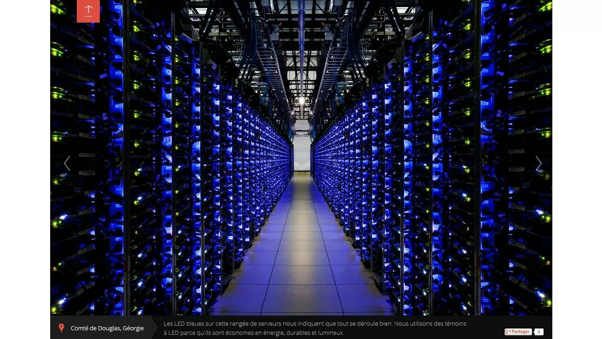 Google : visite virtuelle d'un data center