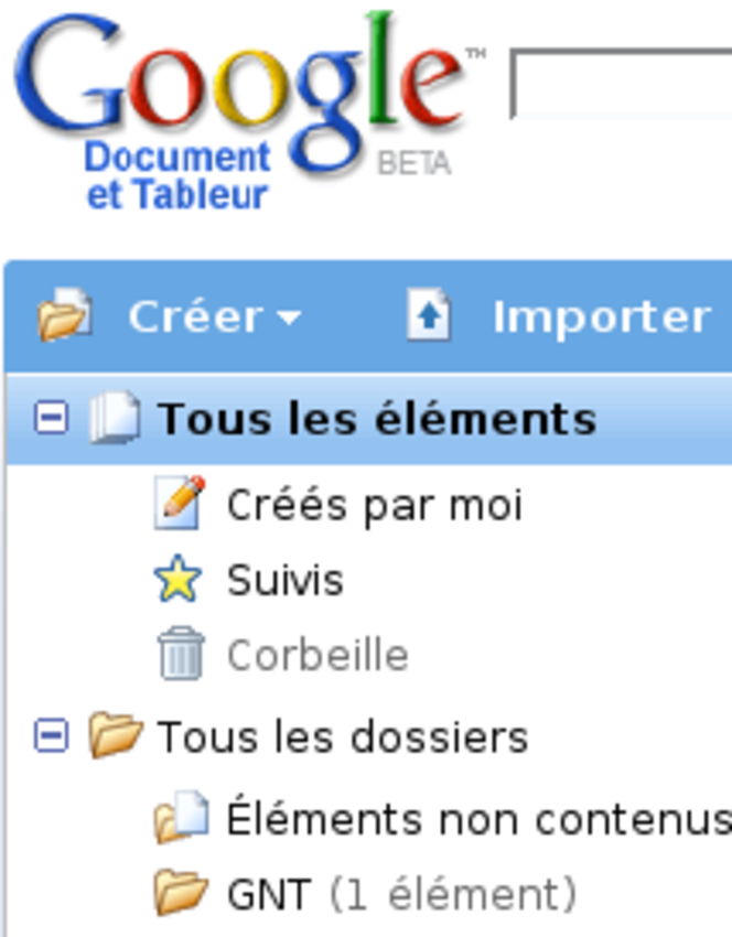Google Document et Tableur : enfin un vrai gestionnaire