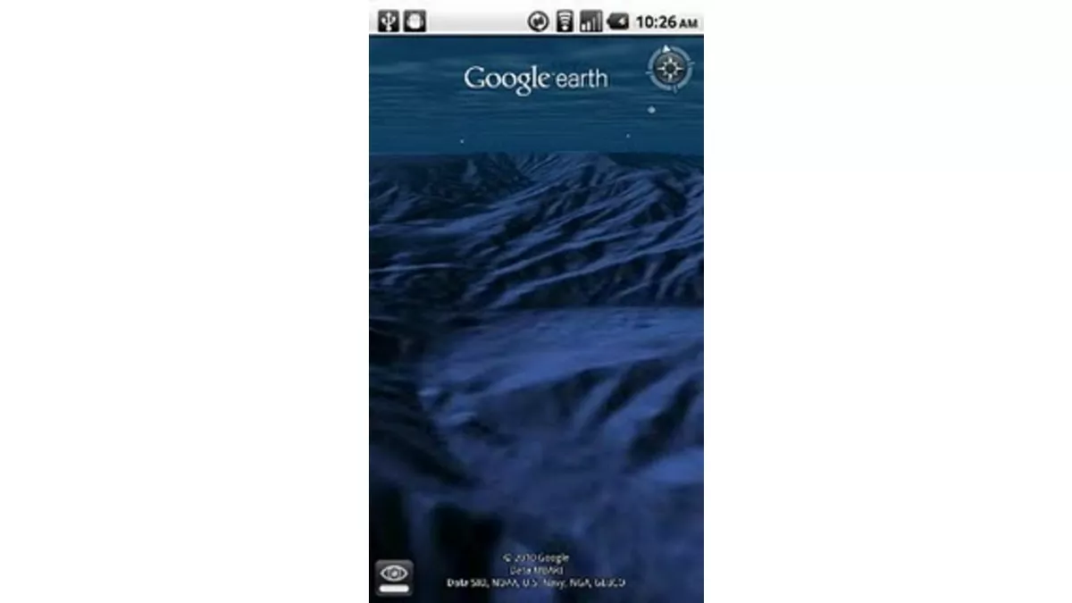 Google Earth pour Android montre le fond des océans