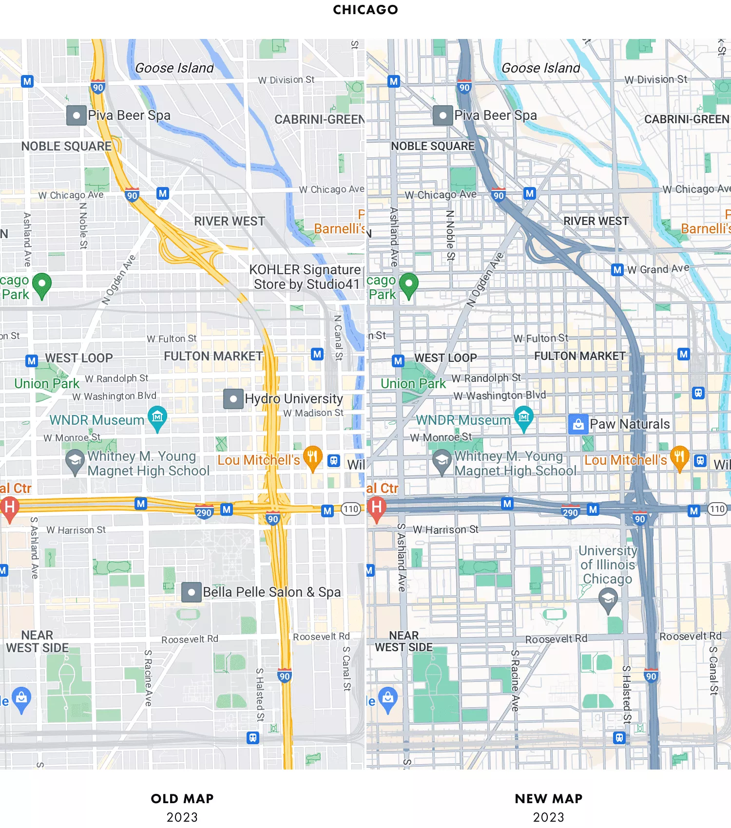 Google Maps : l'interface ne vous plaira peut-être plus
