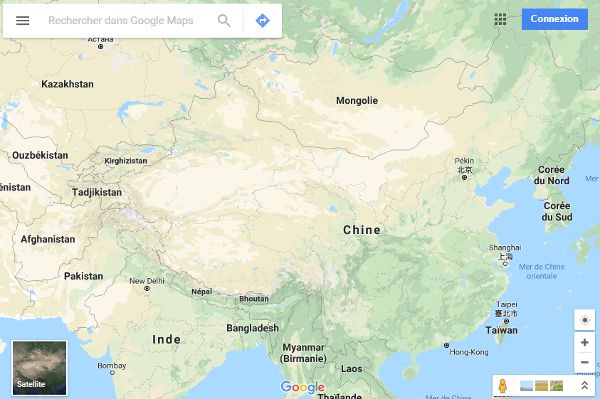 Google Maps : Google dément du changement en Chine