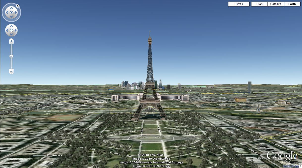 Google célèbre le mariage 3D de Earth et Maps