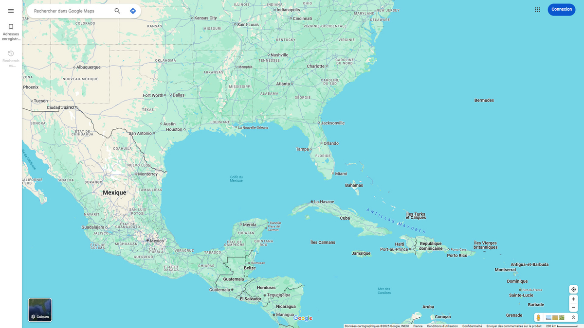 Google Maps va renommer le Golfe du Mexique