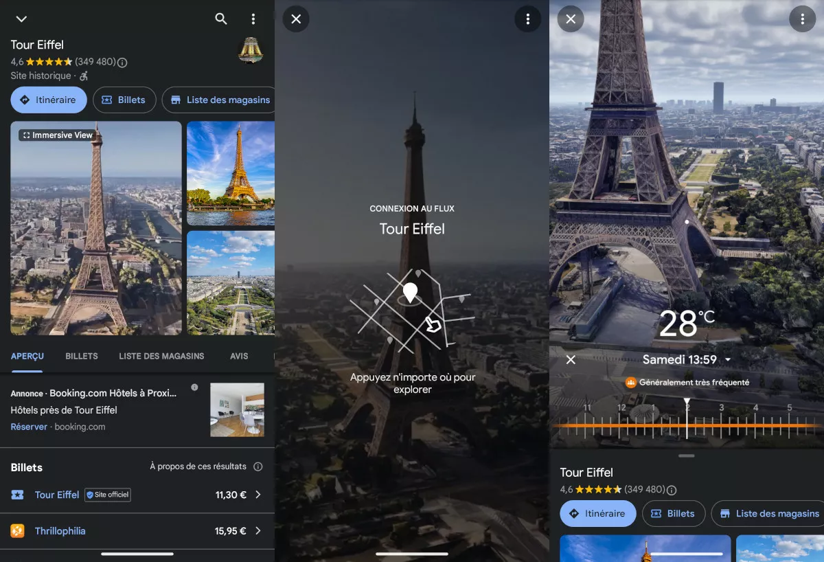 Google Maps : les sensationnelles vues immersives gagnent la France