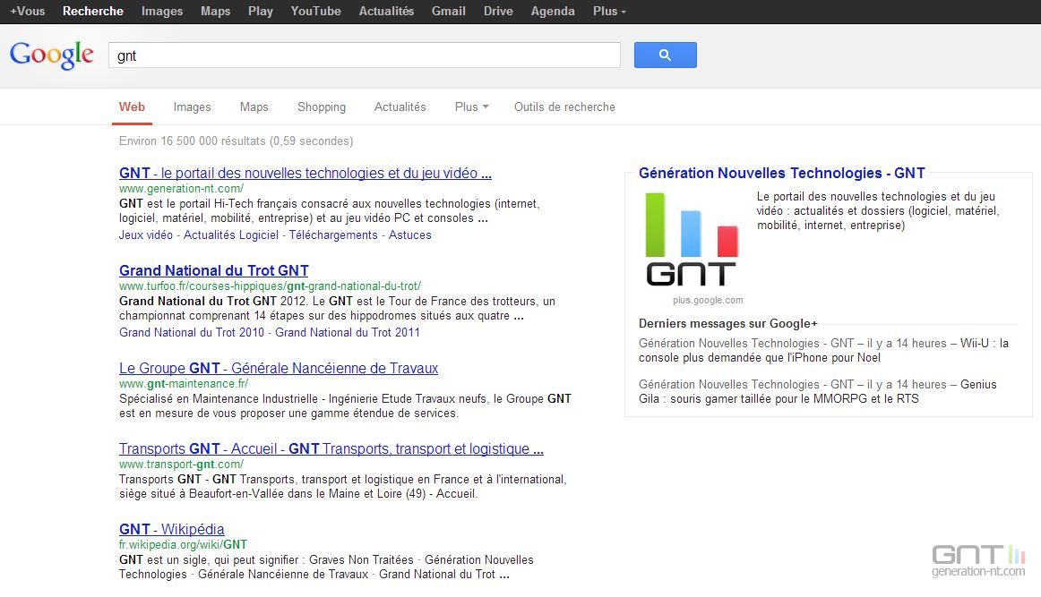Google : nouvelle présentation disponible