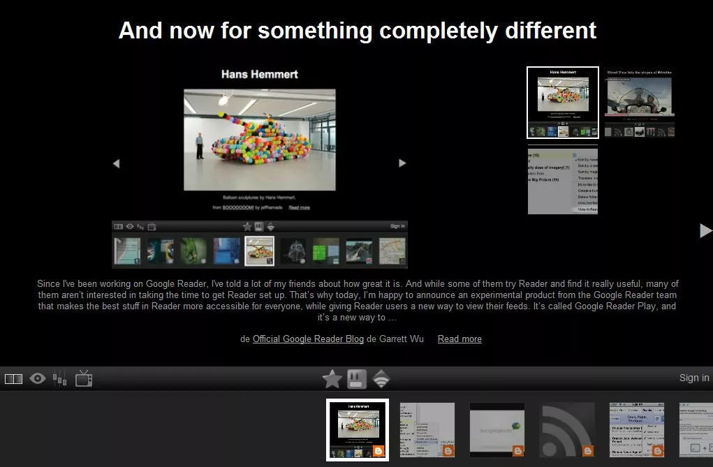 Google Reader : un lecteur plus visuel