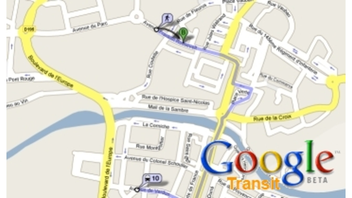 Maubeuge inaugure Google Transit