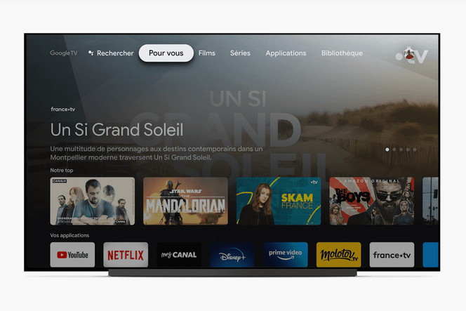 Google TV améliore les performances et le stockage