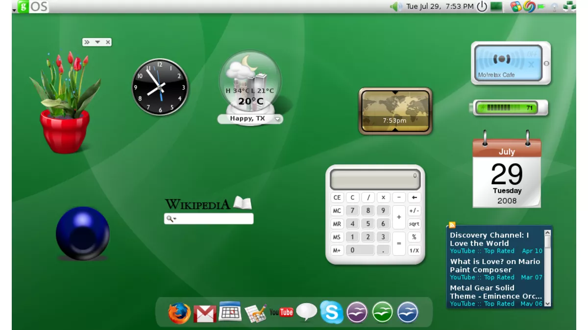gOS 3 : une édition gadget de Ubuntu 8.04