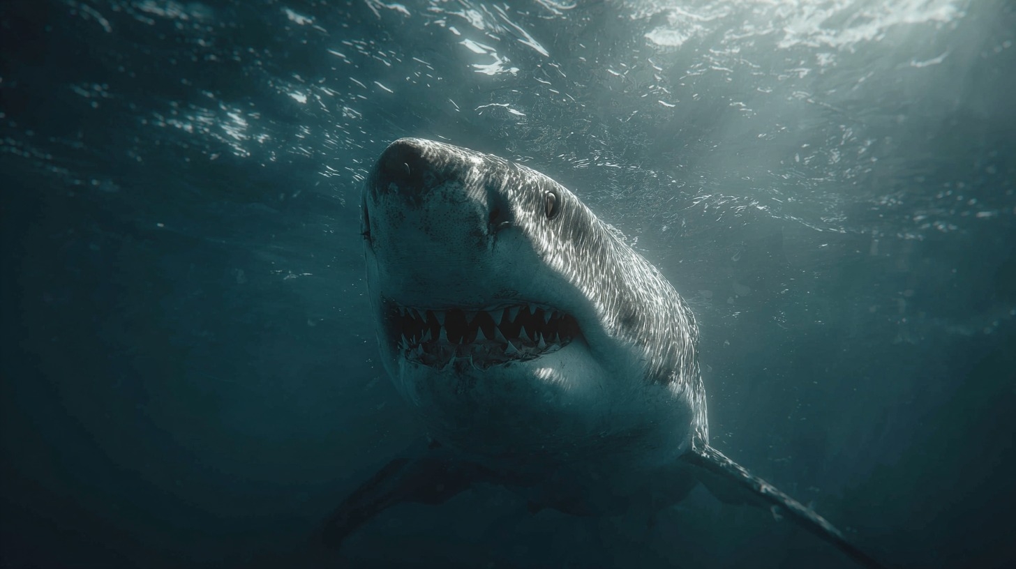Un grand requin blanc filmé pour la première fois sous l'eau en ...