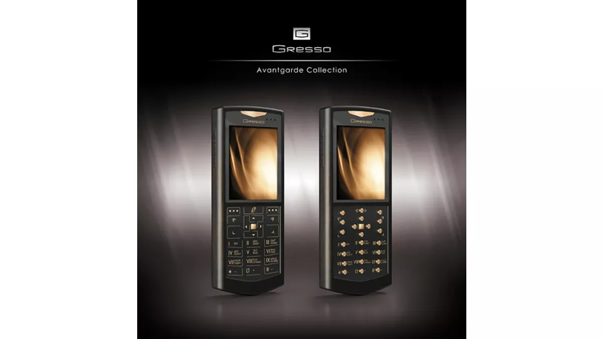 Gresso Avantgarde, des mobiles de luxe sous Windows Mobile 6