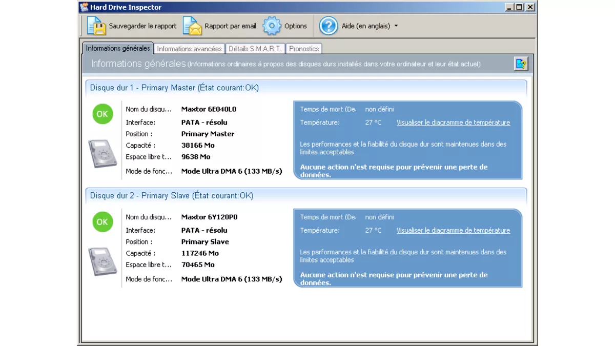 Hard Drive Inspector : tester et surveiller ses disques durs