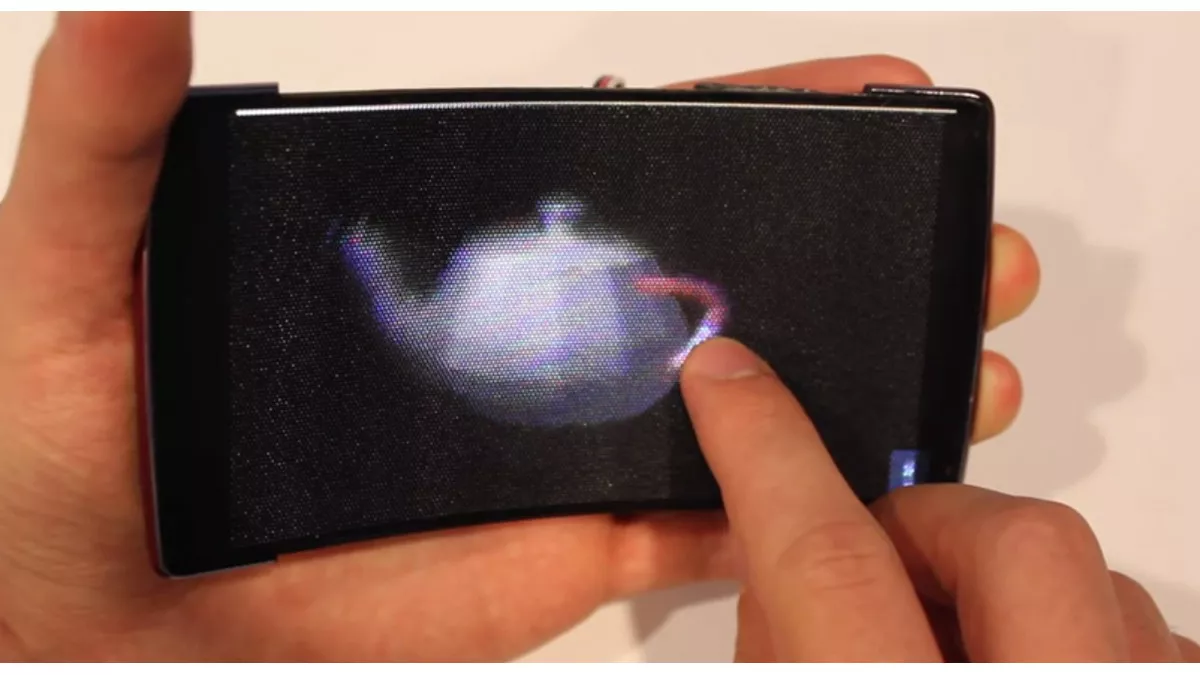 Holoflex : un smartphone flexible et holographique