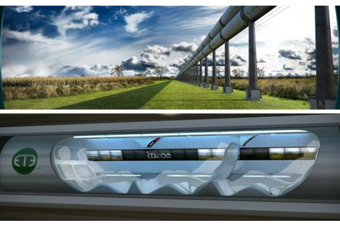 Hyperloop : une piste d'essai début 2016 pour le train à plus de 1000 ...