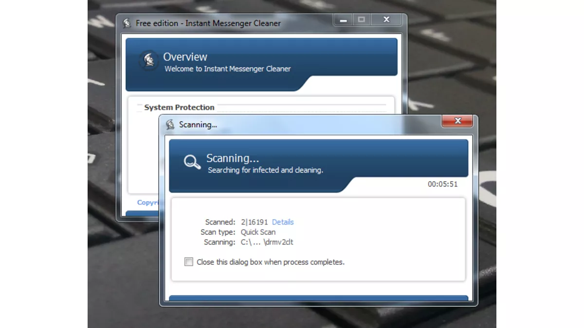 Instant Messenger Cleaner : nettoyer votre PC des virus et vers ...