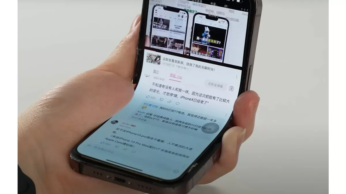 L'iPhone pliant est déjà une réalité mais avec une astuce