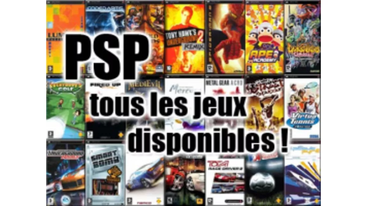 Tous les jeux de la PSP en test