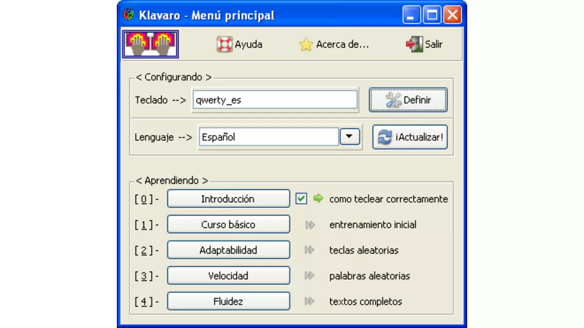 Klavaro Touch Typing Tutor : gagner en rapidité au clavier