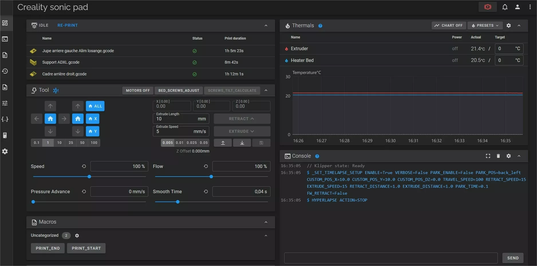 Test Creality Sonic Pad : des impressions 3D 2 à 5 fois plus rapides ...