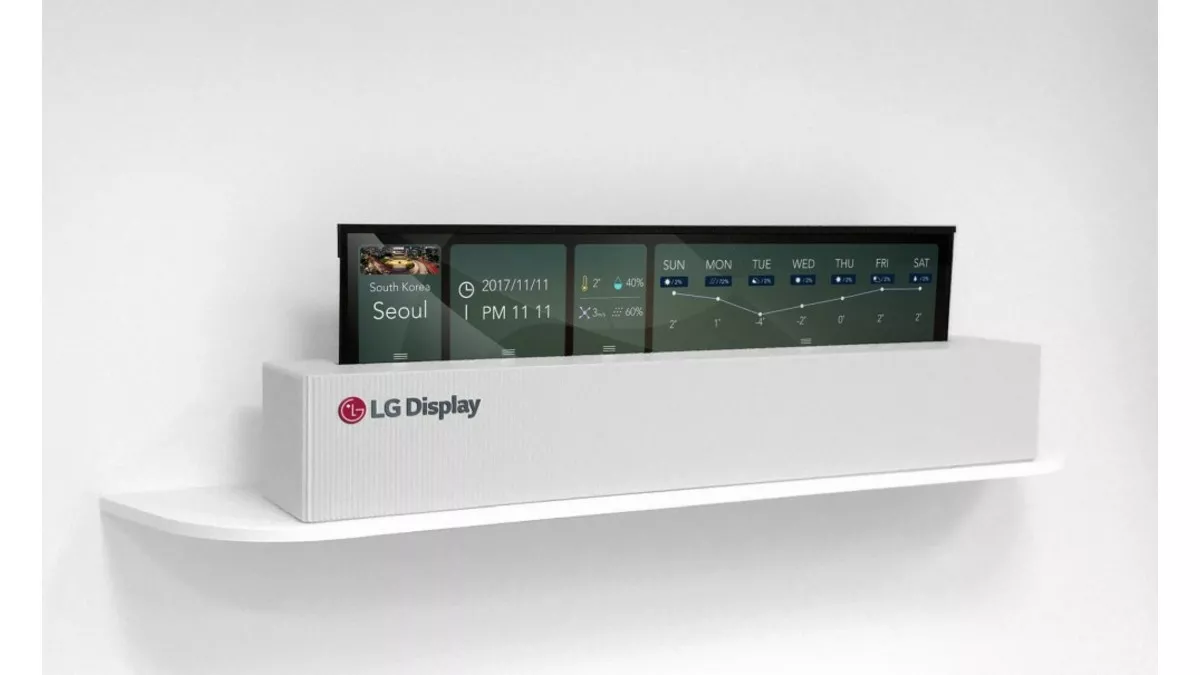 CES 2018 : LG Display dévoile un écran OLED 65 pouces enroulable