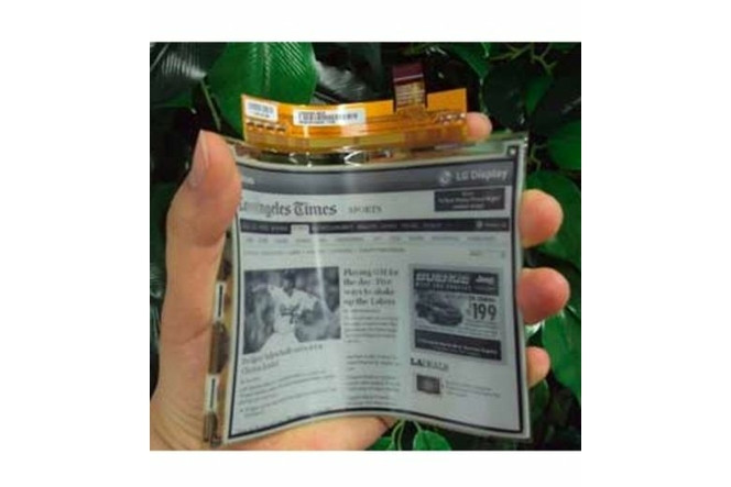 LG : des écrans e-paper ultra flexibles pour les tablettes