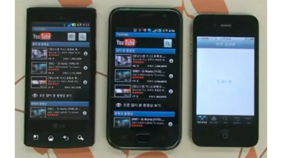 LG LU3000 : smartphone Android 2.2 sous TI OMAP3630