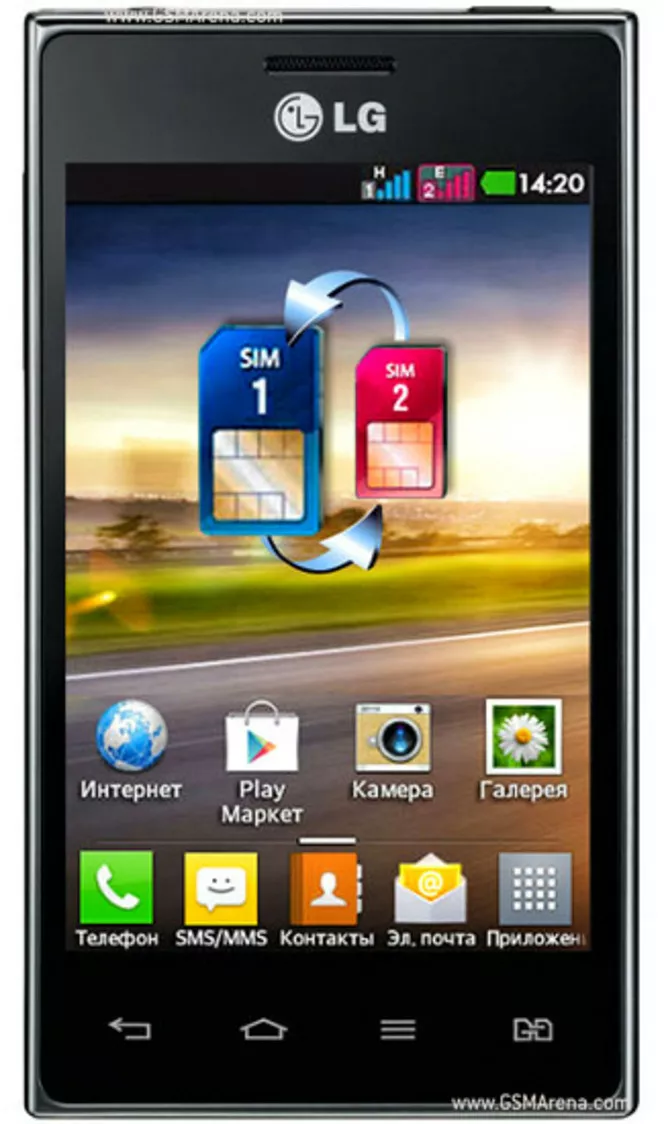 LG Optimus L5 Dual : smartphone Android dual-SIM