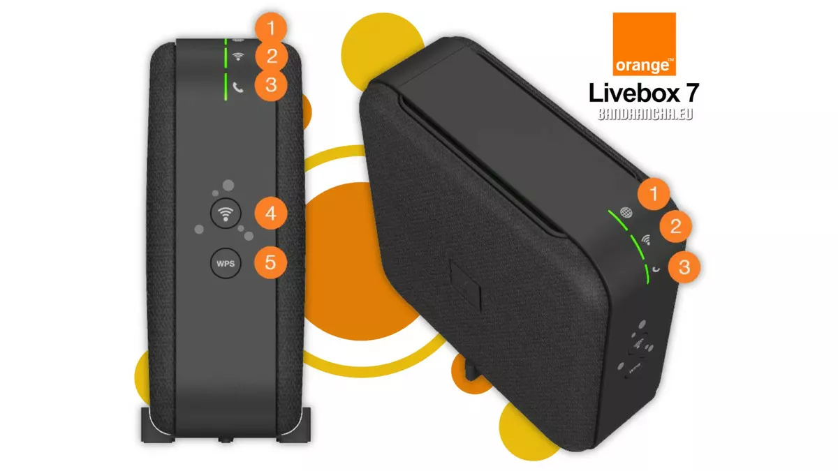 Une Livebox 7 d'Orange avec Wi-Fi 7