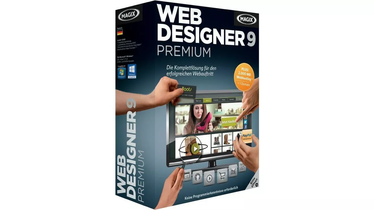 MAGIX Web Designer 9 Premium : des outils créatifs de qualité pour ...