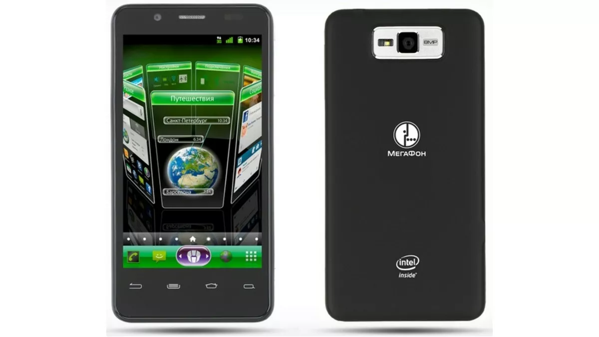 Megafon Mint : smartphone Android avec processeur Intel Medfield