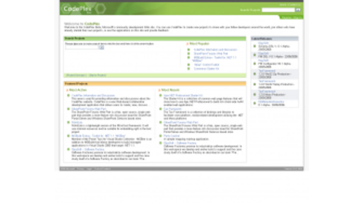 Open Source Microsoft Ouvre Codeplex