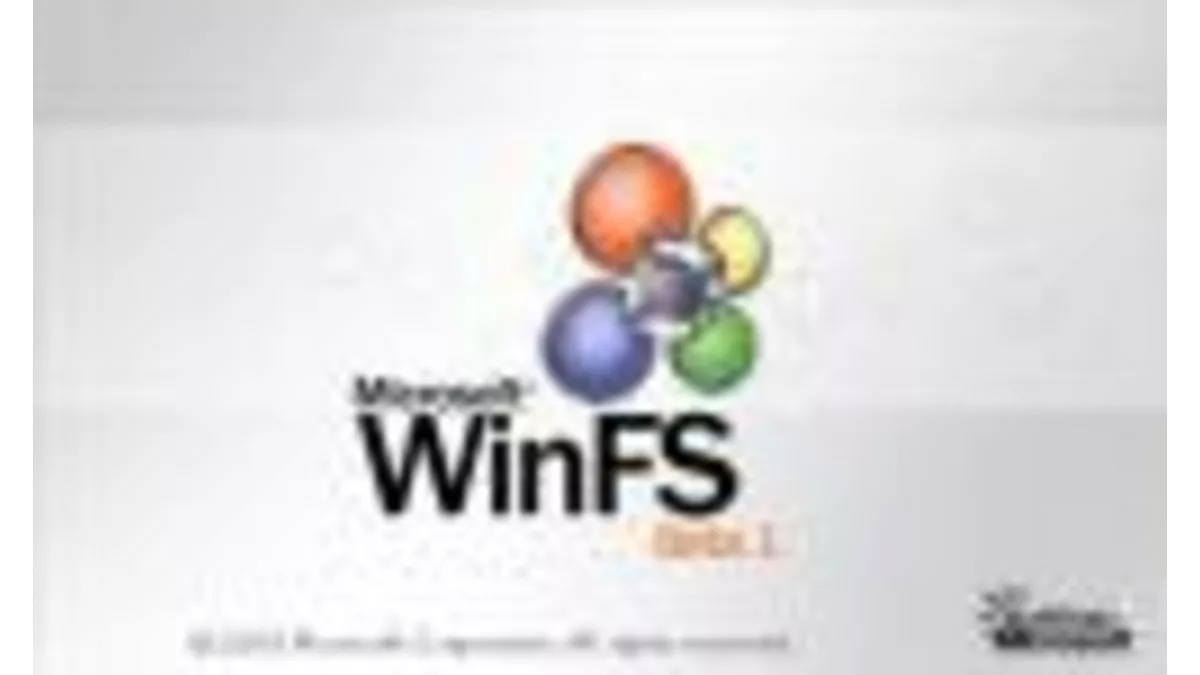 Microsoft renonce à développer WinFS