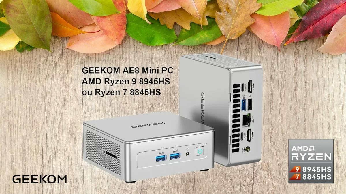 Le Mini Pc Geekom Ae8 Avec Ryzen 9 Ou 7 à Prix Réduit