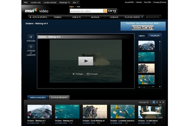 MSN Vidéo se refait une beauté en HD