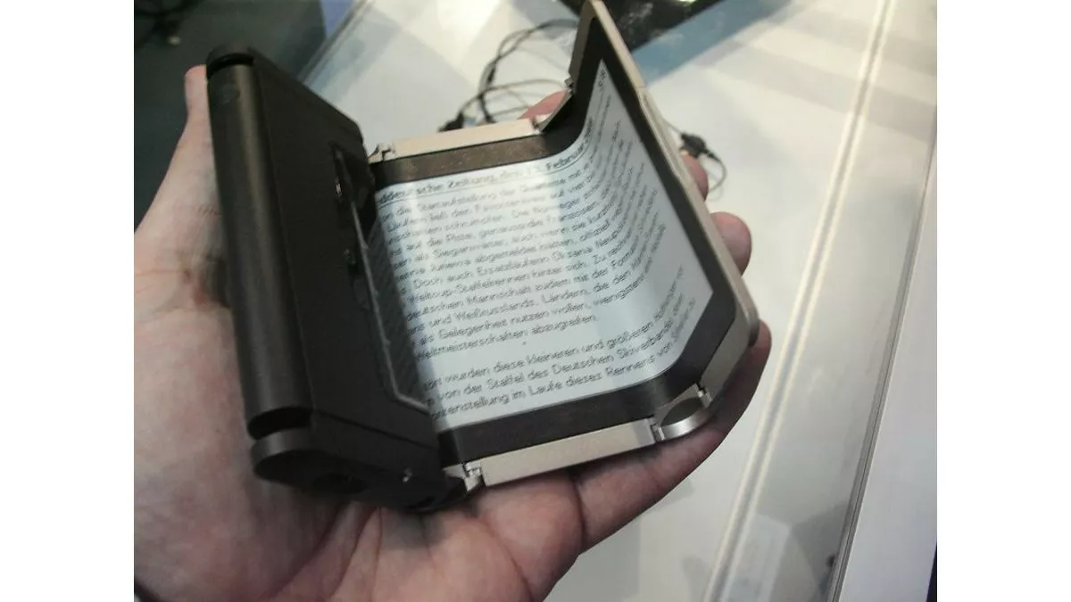 Wistron : lecteur e-paper à écran souple de type Readius