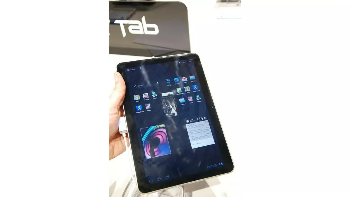 MWC 2011 : tablette Galaxy Tab 10.1 sous Android Honeycomb