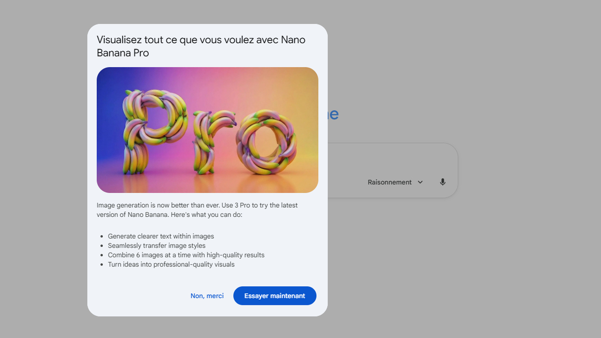 Google donne le coup d'envoi de Nano Banana Pro (Gemini 3 Pro Image)
