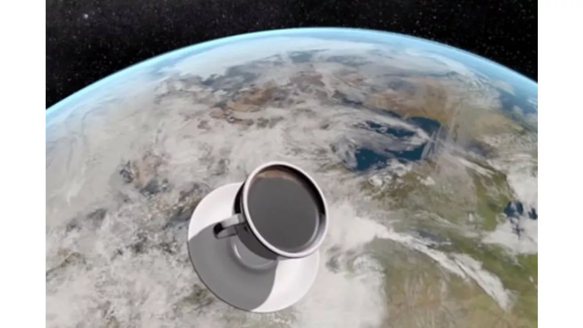 NASA : une tasse à café pour boire en apesanteur