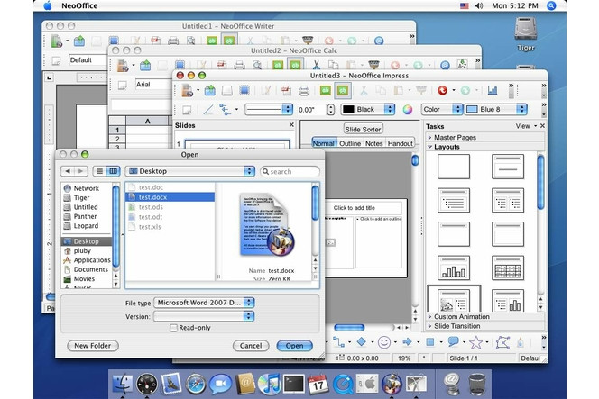 NeoOffice : mise à jour de la suite bureautique pour Mac