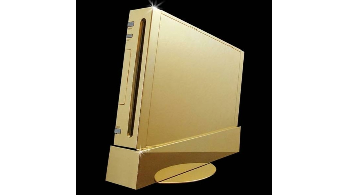 Wii : une console en or