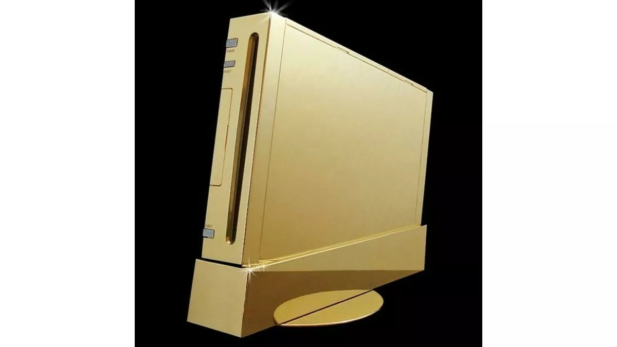 Wii : une console en or