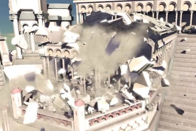 NVIDIA : démo technique de destruction en temps réel