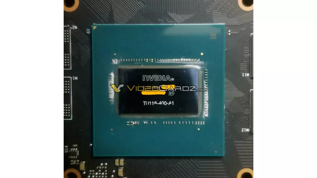 Nvidia : le GPU TU116 de la future GTX 1660 Ti se montre en images