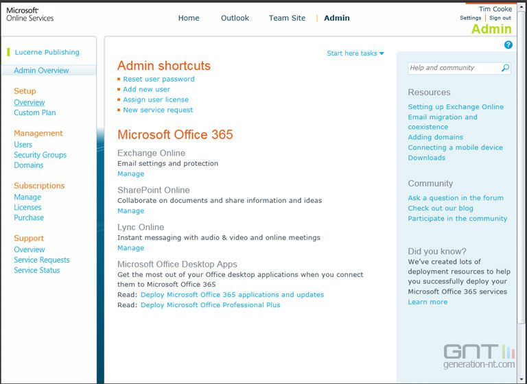 Office-365-dashboard
