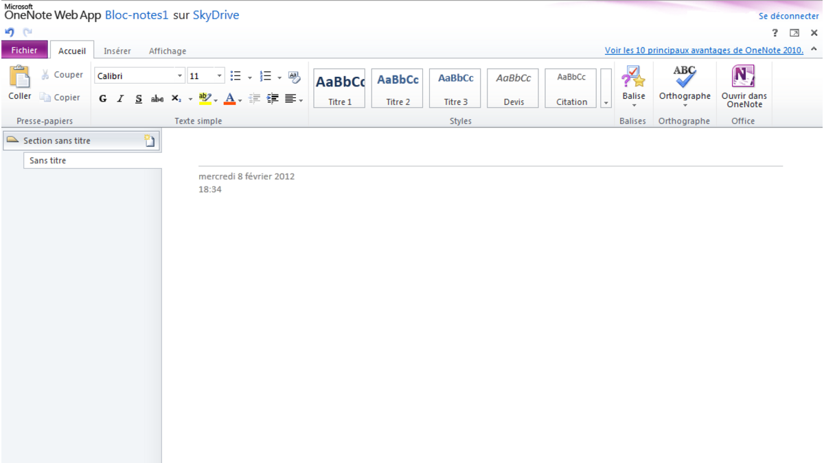 Microsoft OneNote désormais disponible sur Android