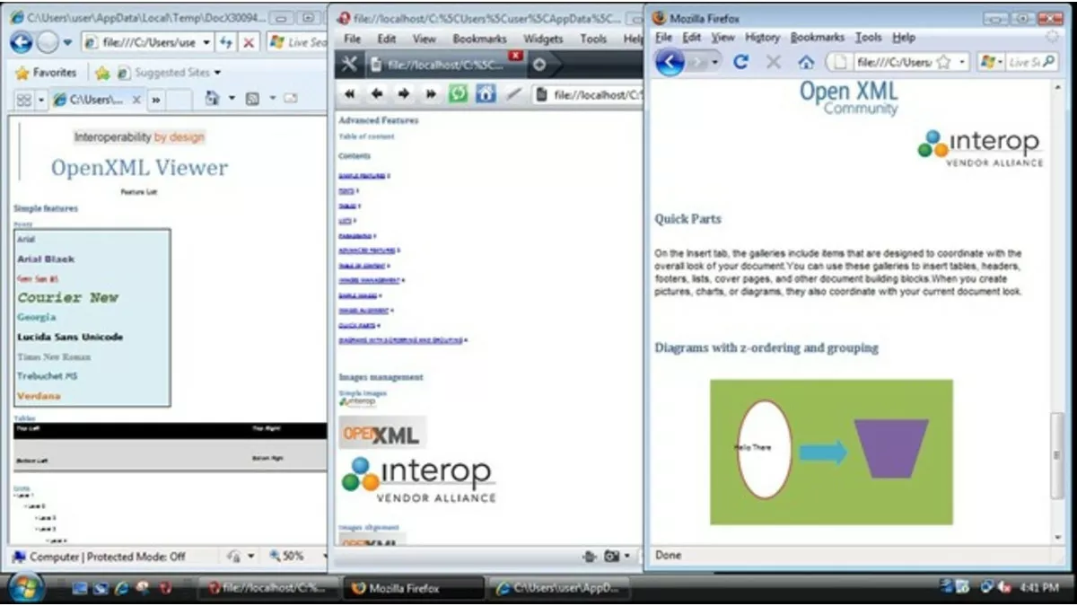 OpenXML Document Viewer en version finale 1.0